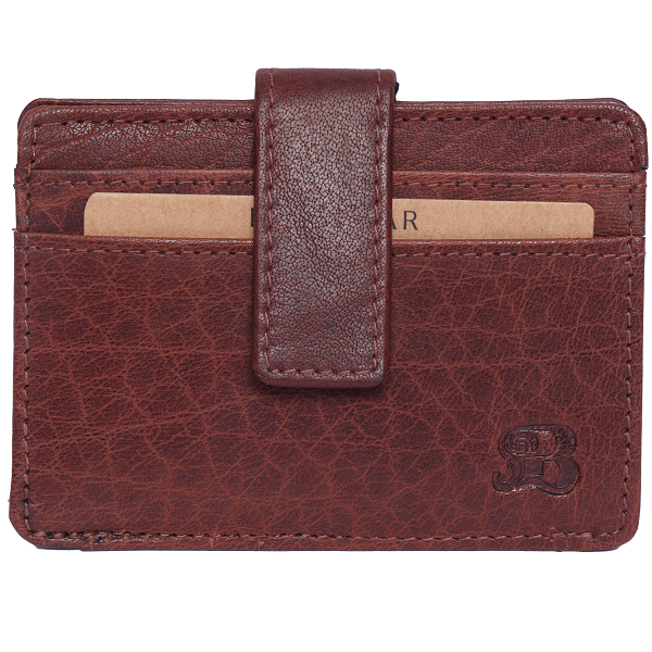 Køb din Bugundar Sose Kortholder i Cognac | KUN hos Hugo P